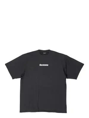 Balenciaga T-shirt Swim Da Uomo In Nero - Black