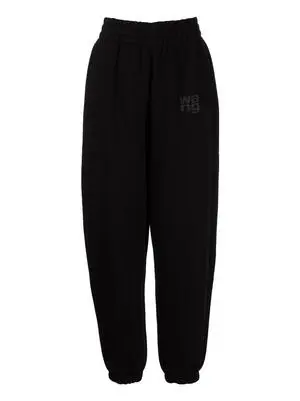 Alexander Wang Logo Elasticated Waist Pants - Black
