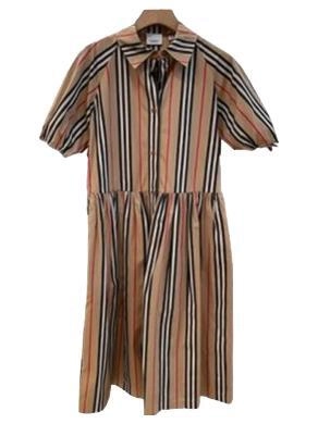 BURBERRY Burberry Striped Shirt Dress