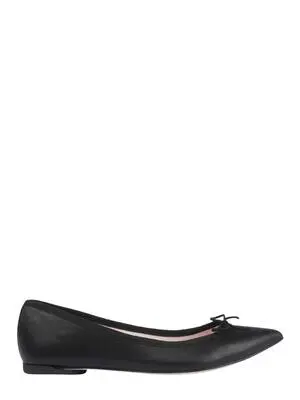 Repetto Brigitte Pointed-toe Ballerina Flats With Bow Detailing - Black