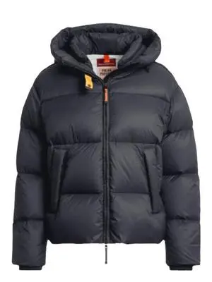 PARAJUMPERS Long-sleeved Down Jacket With Hood And Zip-up Closure - Black