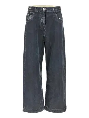 Attico Belt-loop Wide-leg Jeans - Blue