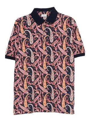 Etro Paisley-print Polo Shirt - Multicolor