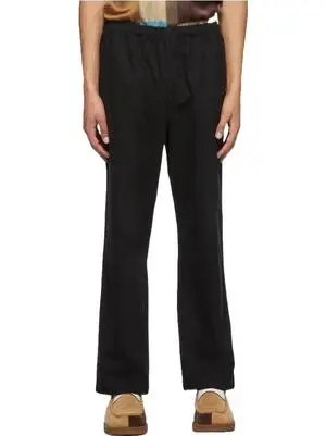 StÜssy High-waisted Casual Pants - Black