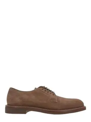 Brunello Cucinelli Lace-up Flat - Brown