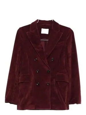 CIRCOLO 1901 Circolo 1901 Velvet Double-Breasted Jacket