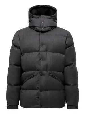 Moncler Eawy Hooded Short Puffer Jacket - Black