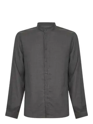 Brunello Cucinelli Long Sleeved Buttoned Shirt - Black