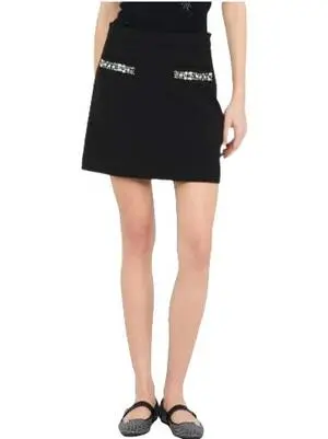 LIU JO Liu Jo Crystal-Embellished Mini Skirt