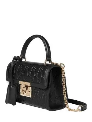 Gucci Padlock Small Top Handle Bag - Black
