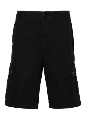 Stone Island Stone Island Compass Patch Cargo Bermuda Shorts Navy Blue