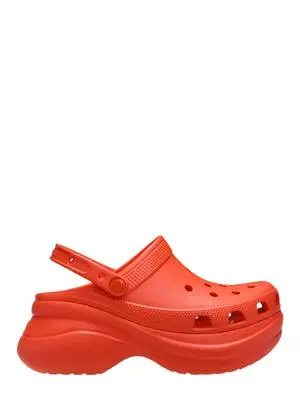 CROCS Crocs Round Toe Platform Clogs With Heel Strap Starfish