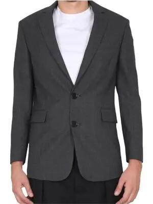 Aspesi Flap-pocketed Single-breasted Blazer - Black
