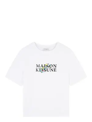 Maison Kitsuné Printed Crewneck T-shirt - White