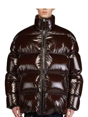 Bottega Veneta Hooded Puffer Jacket - Brown