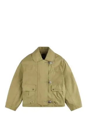 FAY Toggle Fastening Jacket - Green