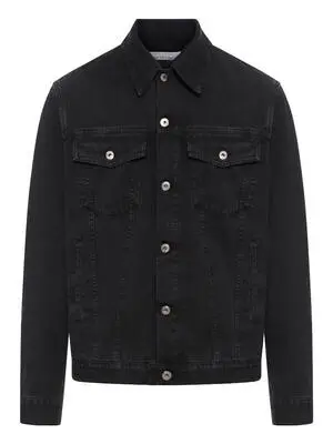 Off-White Buttoned Long-sleeved Jacket - Black