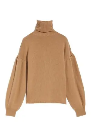 MAX MARA Max Mara Balloon Sleeve Turtleneck Jumper