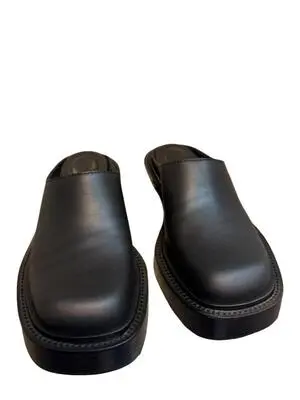 Alexander Wang Square Toe Slip-on Mules - Black
