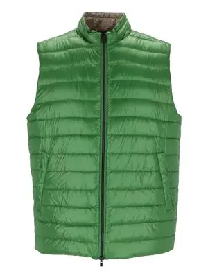 Herno Herno Quilted Sleeveless Vest Green