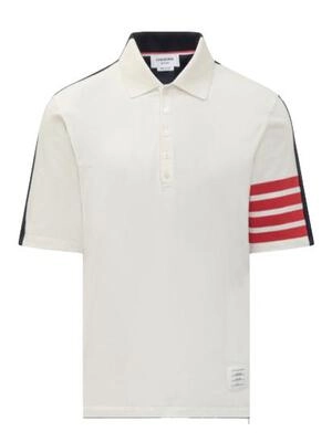 THOM BROWNE Thom Browne Color Blocked Polo Shirt