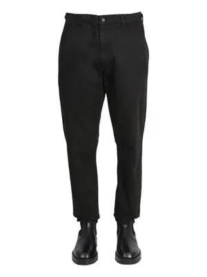 Aspesi Straight Leg Chino Pants - Black