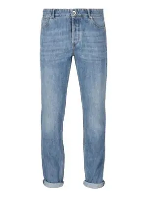 Brunello Cucinelli Traditional Fit Jeans - Blue