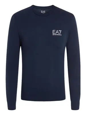 Emporio Armani Long-sleeved T-shirt - Black