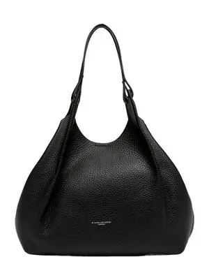 GIANNI CHIARINI Dua Textured Leather Tote Bag - Black