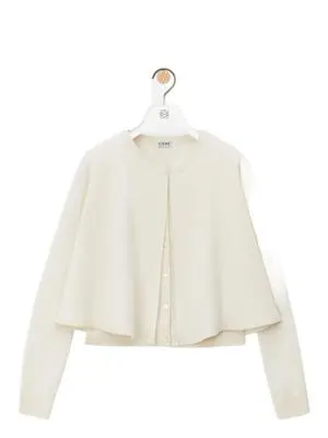 LOEWE Loewe Wool Cardigan With Crossword Embroidery
