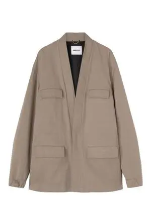 AMBUSH Drawstring V-neck Jacket - Nude
