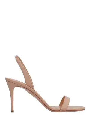 AQUAZZURA Slingback Open-toe Sandals - Nude