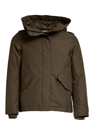 Woolrich Long-sleeved Hooded Parka - Black