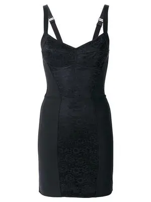 Dolce & Gabbana Lace Bustier Dress - Black