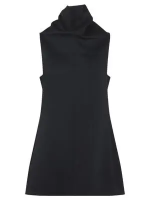 Khaite Daria Sleeveless Mini Dress - Black