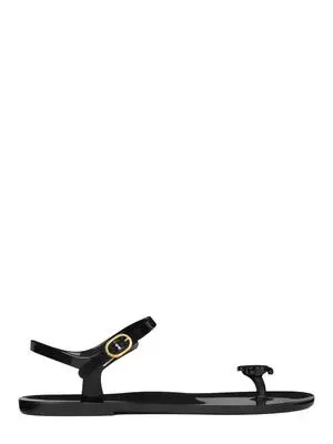 Celine Jelly Bay Sandal In Eco Certified Pvc - Black