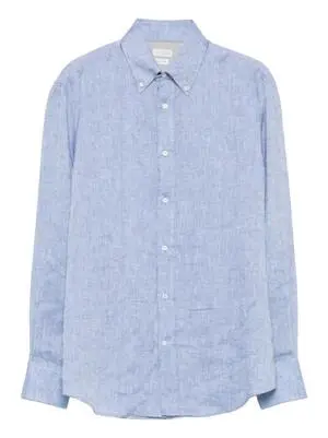 Brunello Cucinelli Linen Shirt - Blue