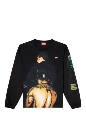 DIESEL® X Tom Of Finland Foundation Pr-t-boxt-tom T-shirt - Black