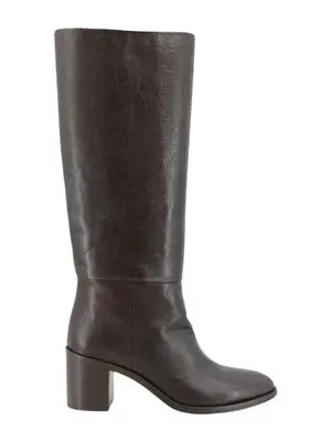 P.a.r.o.s.h Leather Boots - Dark Brown