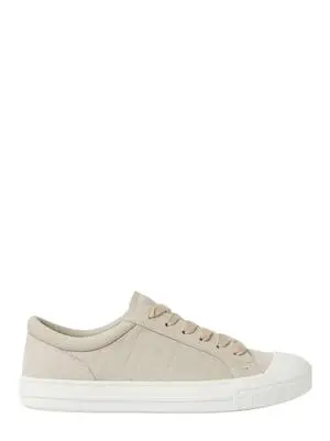 Fendi Lace-up Ff Motif Sneakers - White