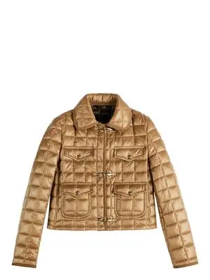 FAY 3 Ganci Quilted Jacket - Light Brown