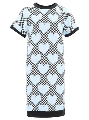 Moschino Love Print T-shirt Dress - Blue