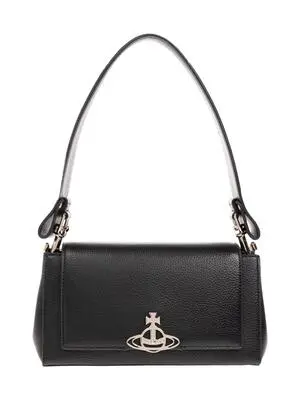 VIVIENNE WESTWOOD Medium Hazel Top Handle Bag - Black