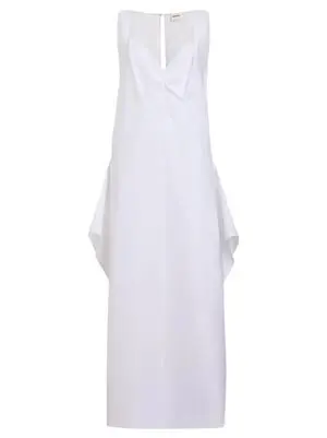 Khaite Sleeveless Maxi Dress - White