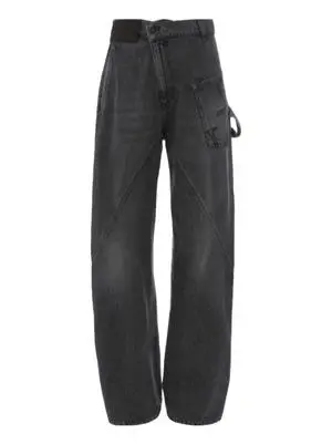 J.W.ANDERSON Twisted Workwear Jeans - Black