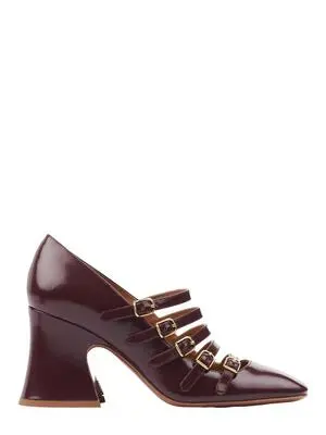 Chloé 80mm Janis Buckle-strap Pumps - Black