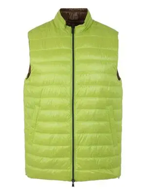 Herno Padded Zipper Vest - Green