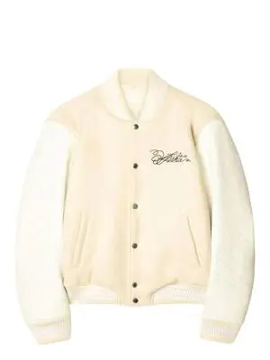 Off-White Rose Valley Bomber Jacket - Neutrals