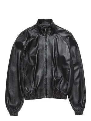 ACNE STUDIOS Acne Studios Leather Bomber Jacket