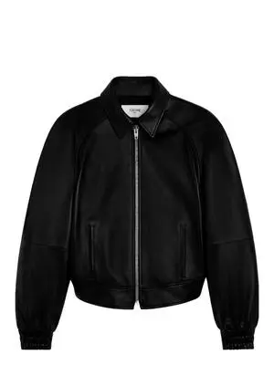 Celine Lambskin Jacket - Black